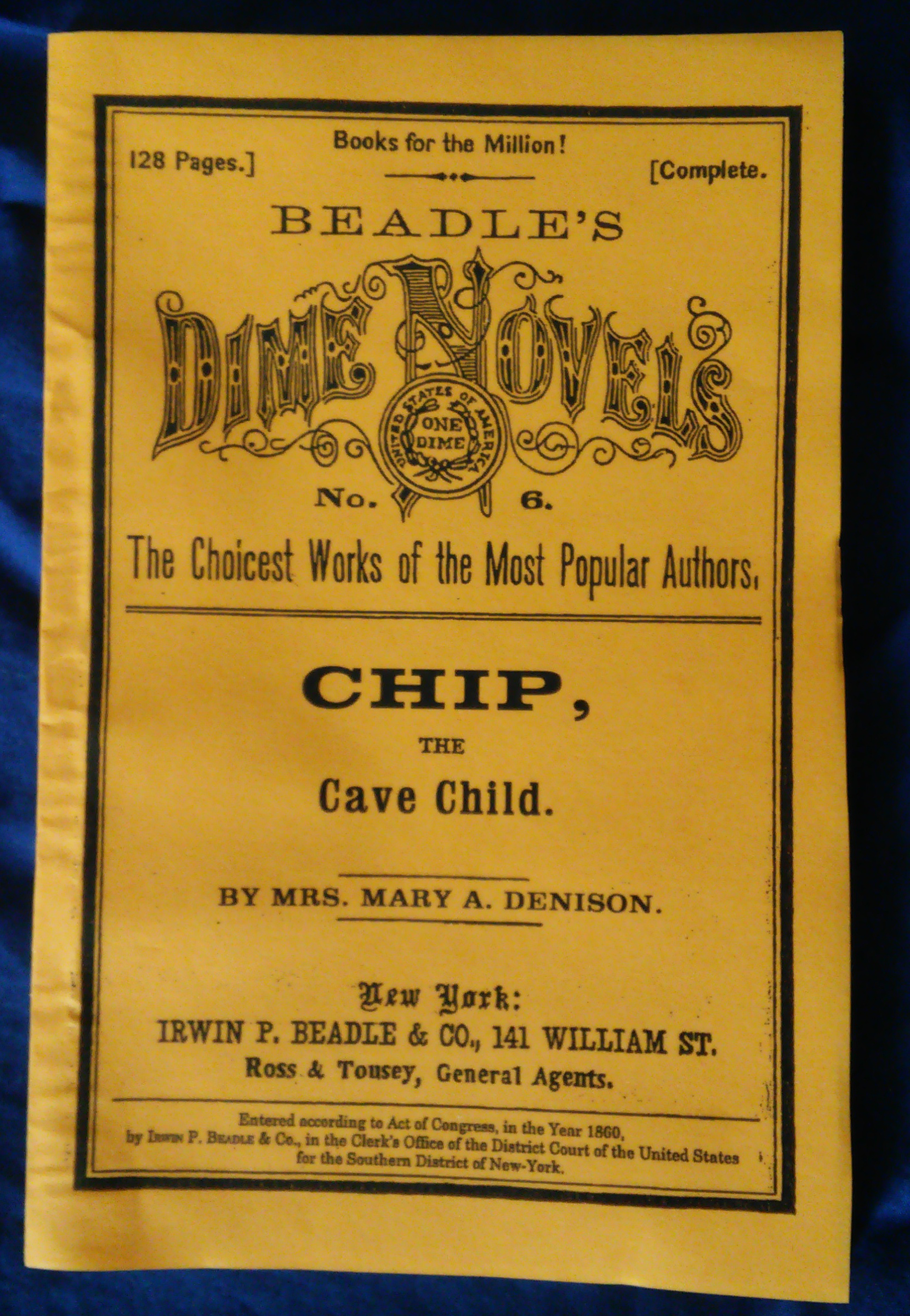 Dime Novel – Chip the Cave Child – Sullivan Press